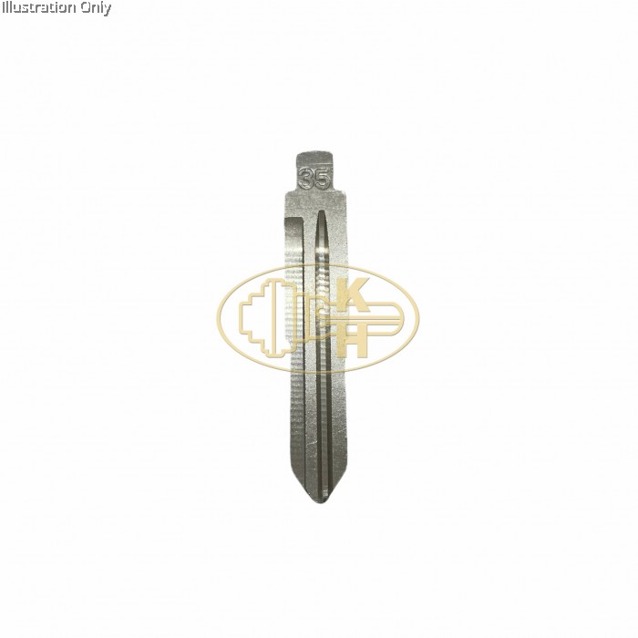 os35 pk9 Perodua flip key blank