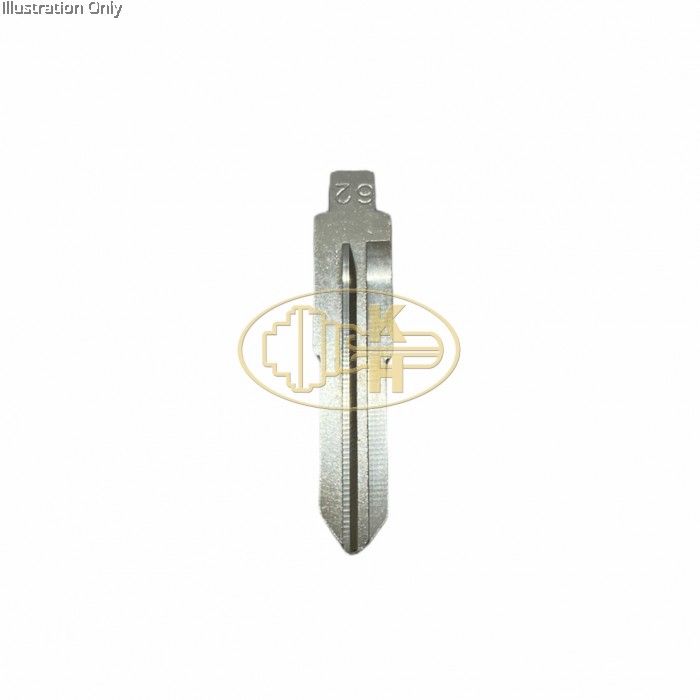 os62 toy36r toyota flip key blank