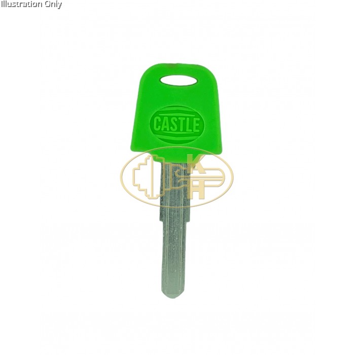 Castle 4 sided pin key blank