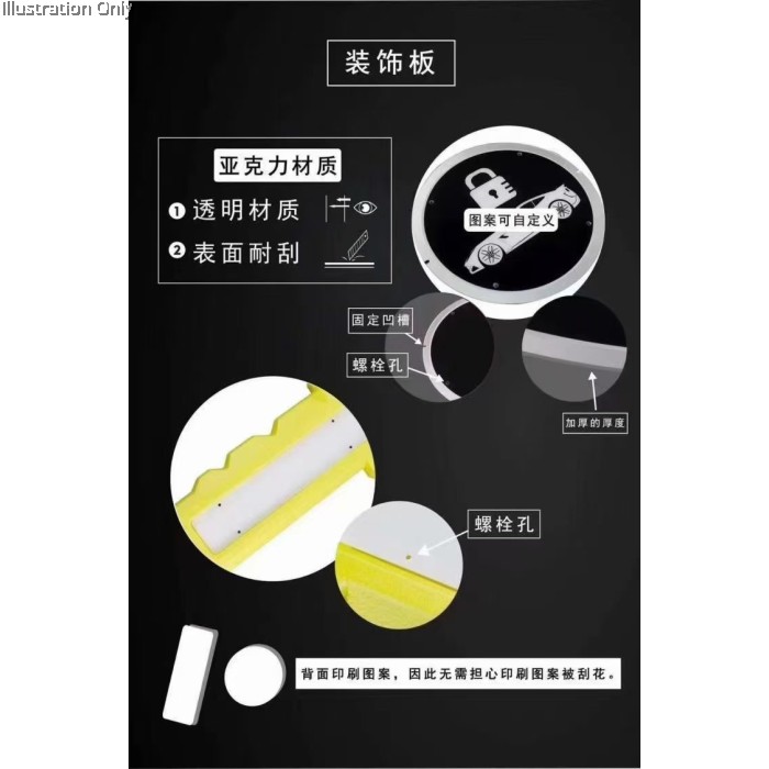 Customize Key Signage Display with LED