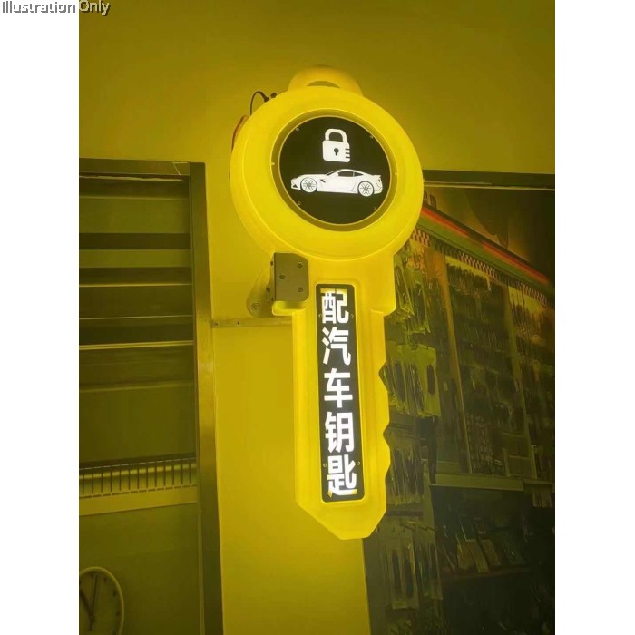 Customize Key Signage Display with LED