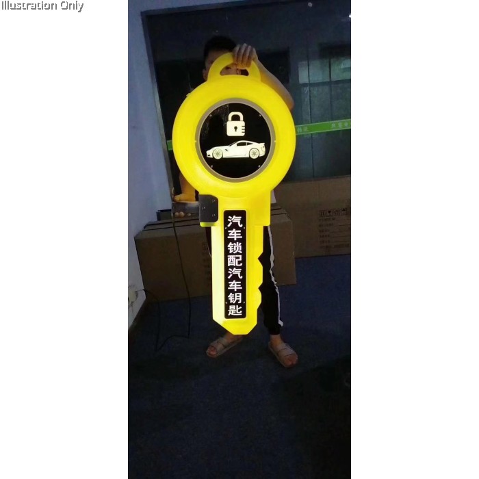 Customize Key Signage Display with LED