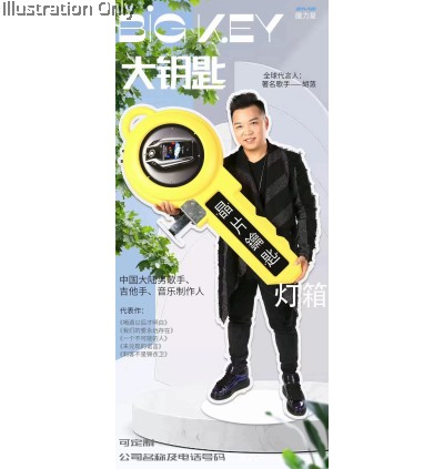 Customize Key Signage Display with LED