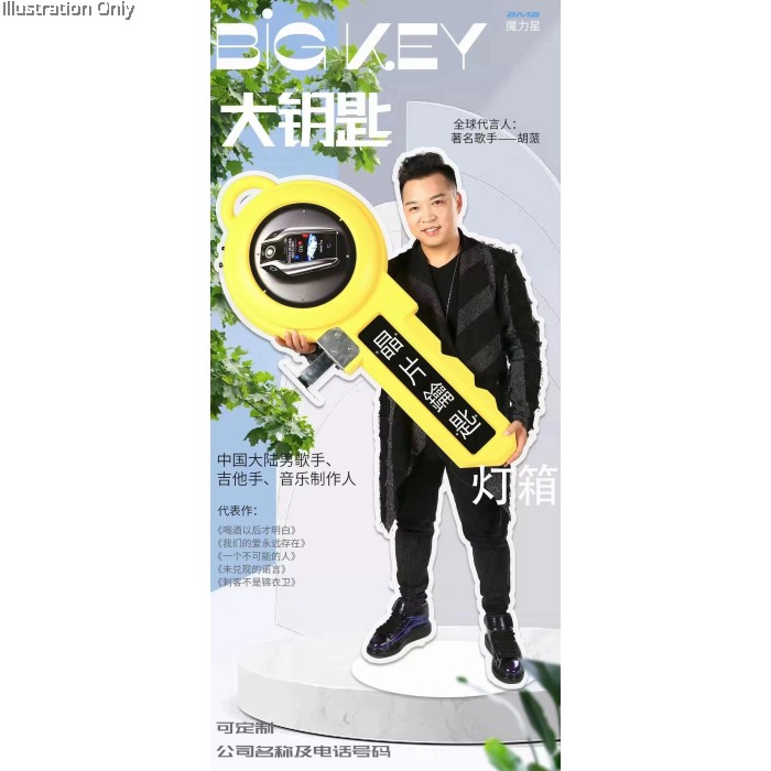 Customize Key Signage Display with LED