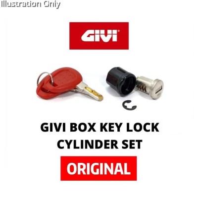 Original Givi box lock replacement