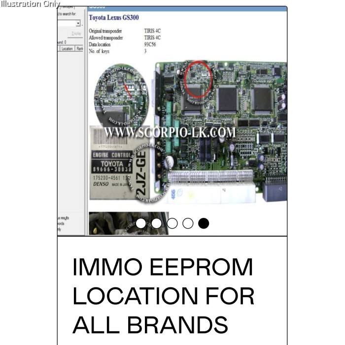 IMMO EEPROM LOCATION FOR ALL BRANDS