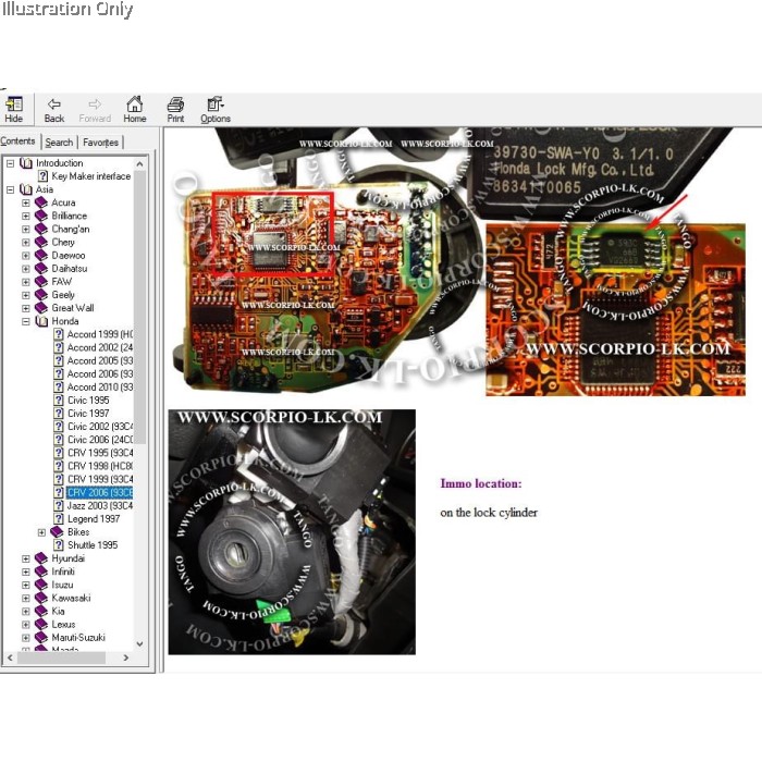 IMMO EEPROM LOCATION FOR ALL BRANDS
