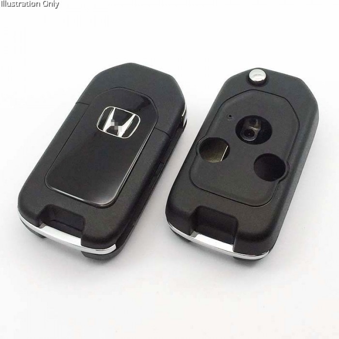 HONDA modified 2/3 buttons flip remote key case for replacing Honda ...
