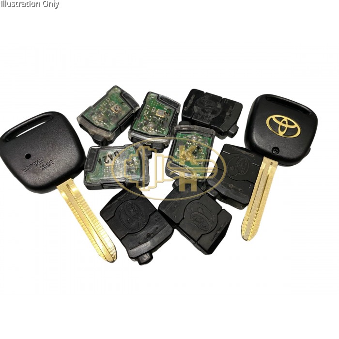 Toyota Wish Estima 1 button remote key (recond)