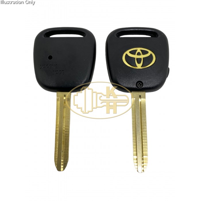 Toyota Wish Estima 1 button remote key (recond)