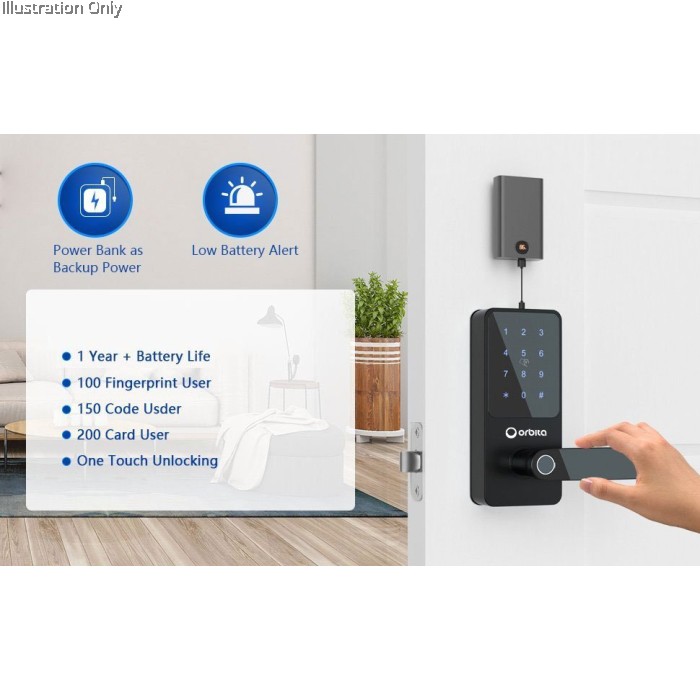 ORBITA HOME SMART LOCK P7024 AIRBNB (CYLINDER)