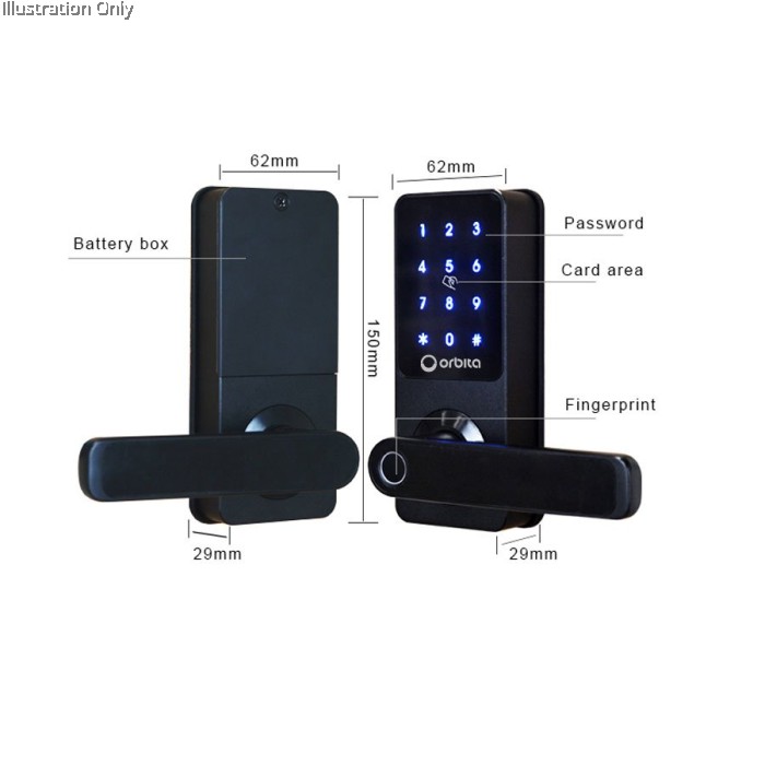 ORBITA HOME SMART LOCK P7024 AIRBNB (CYLINDER)