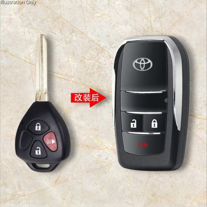 Toyota convert flip keyshell