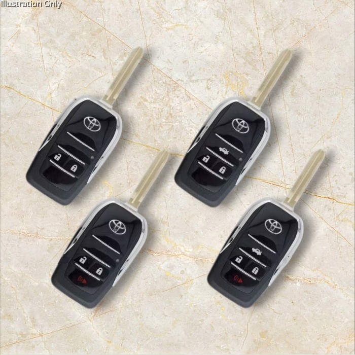Toyota convert flip keyshell