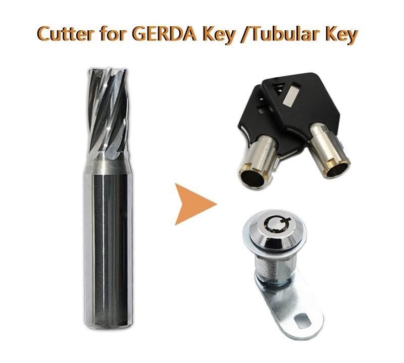 Tubular key carbide mill cutter