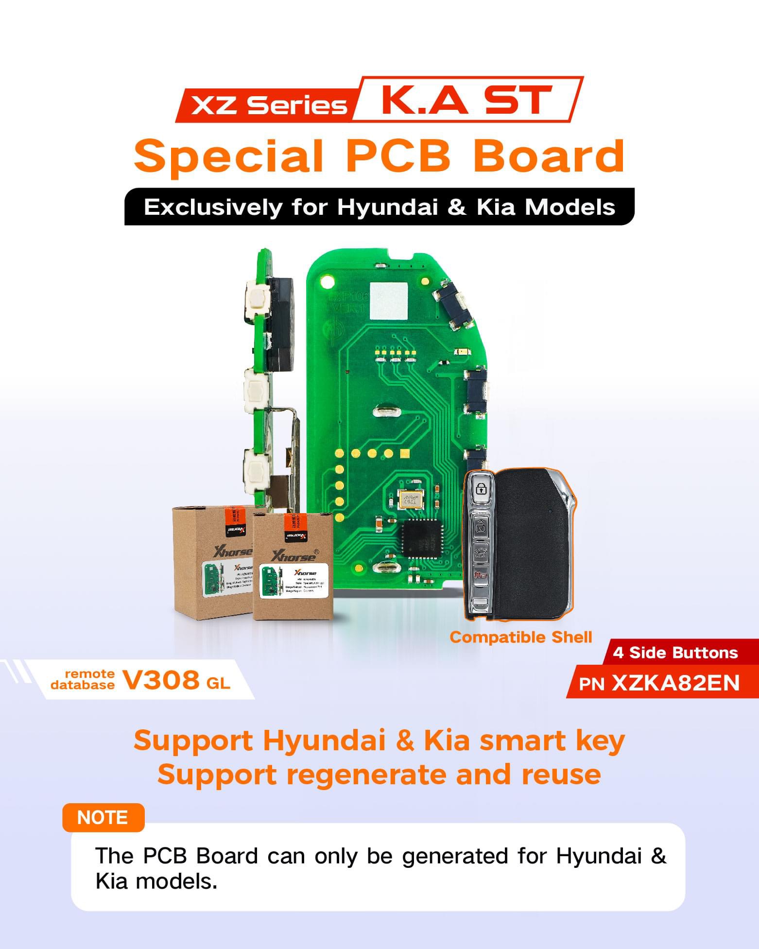 Xhorse XZKA82EN Special PCB Board Exclusively for Hyundai/kia Models