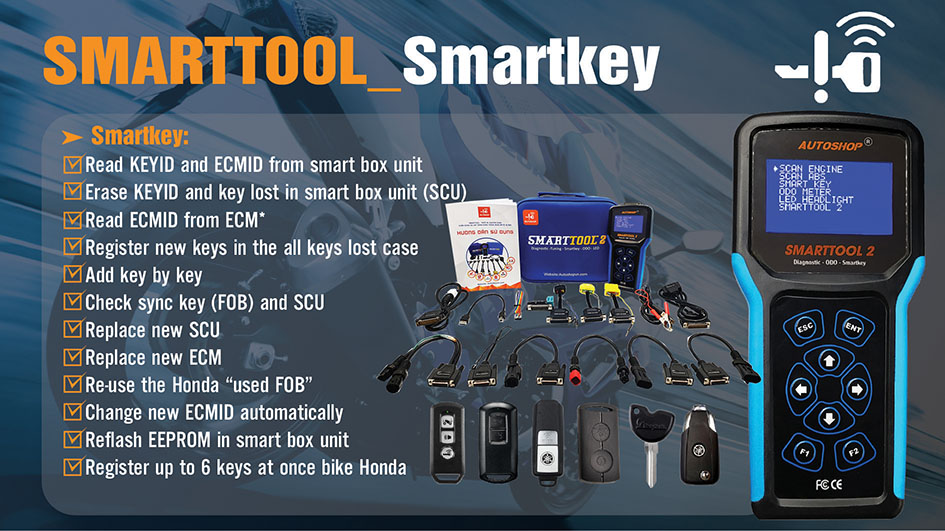 SMARTTOOL2 - Tuning, Remap, Diagnostic, Programming Smartkey and ODO